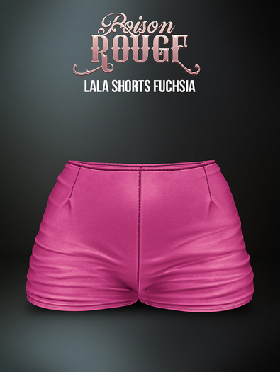 Second Life Marketplace - POISON ROUGE Lala Shorts Fuchsia